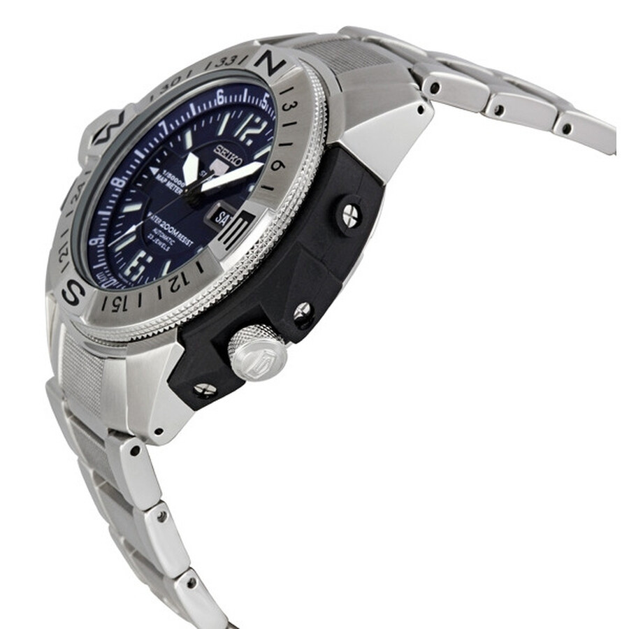 Seiko 5 Stainless Steel Compass Men's Watch SKZ223K1 4954628074966 ...