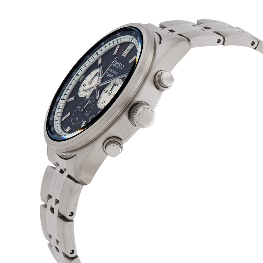 Seiko Chronograph Quartz Black Dial Men's Watch SSB429P1 4954628250384 ...
