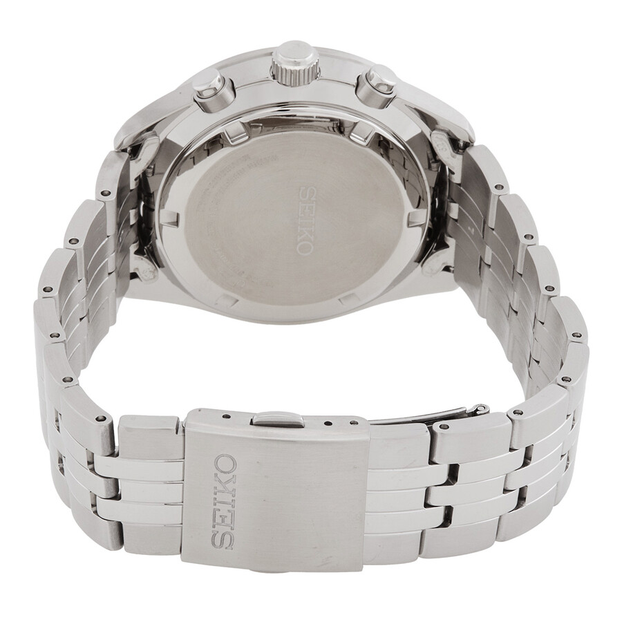 Seiko Chronograph Quartz Black Dial Men's Watch SSB429P1 4954628250384 - Watches, Stainless ...