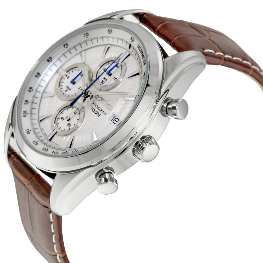Seiko Chronograph White Dial Men's Watch SSB181 4954628199720 - Watches ...
