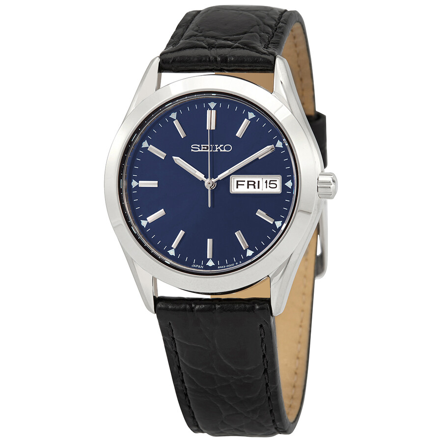 Seiko Essentials Quartz Blue Dial Men's Watch SUR367 029665204066 ...
