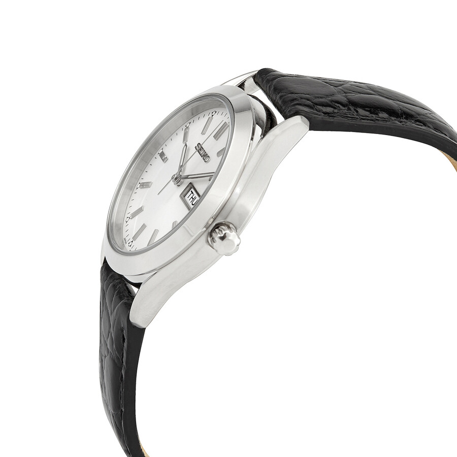 Seiko Essentials Quartz Silver Dial Men's Watch SUR365 029665204073 ...