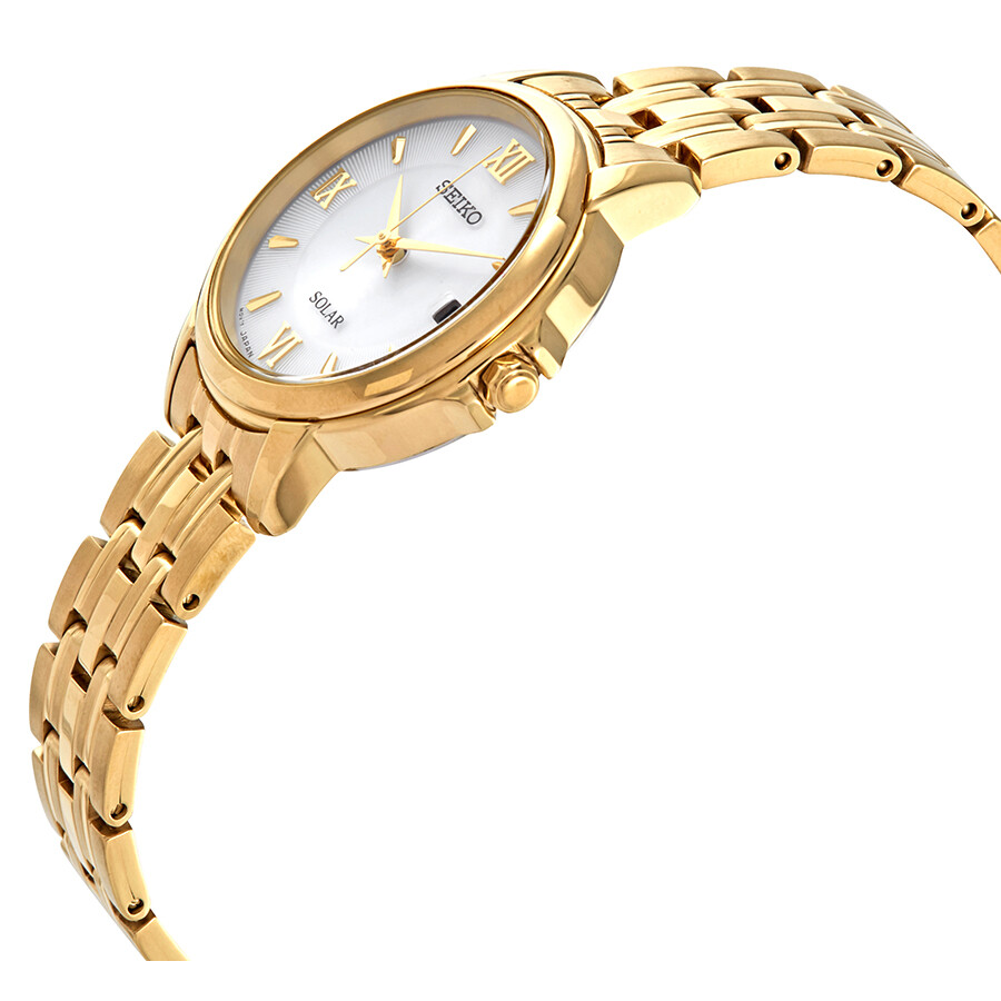 Seiko Essentials Quartz White Dial Ladies Watch SUT350 029665192011 ...