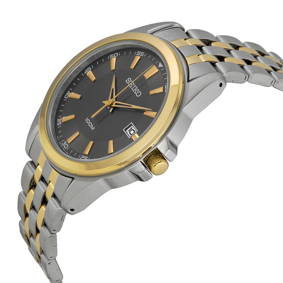 Seiko Grey Dial Two-tone Men's Watch SGEG90 029665170699 - Watches ...