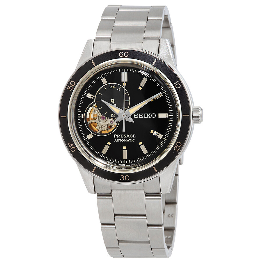 Seiko Presage Automatic Black Dial Men's Watch SSA425J1 4954628240286 ...