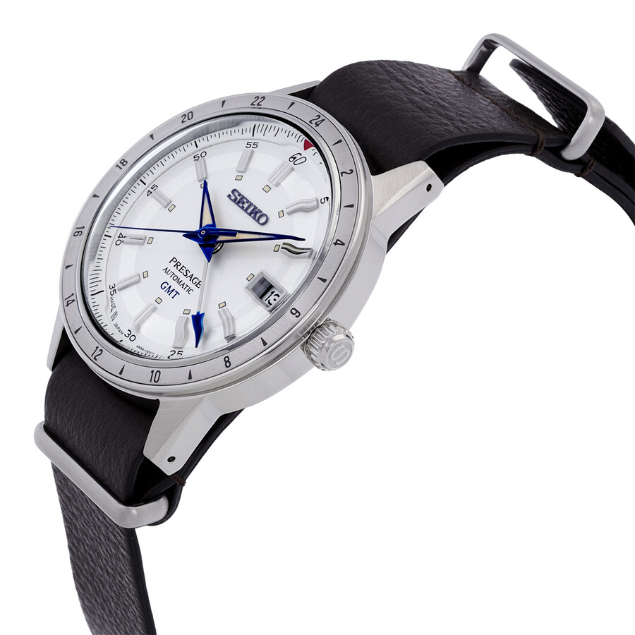 Seiko Presage GMT 110th Anniversary Limited Edition Automatic White ...