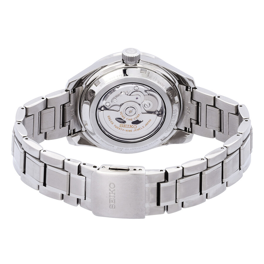 Seiko Presage Luxe Sharp Edge Automatic Black Dial Men's Watch SPB221 ...