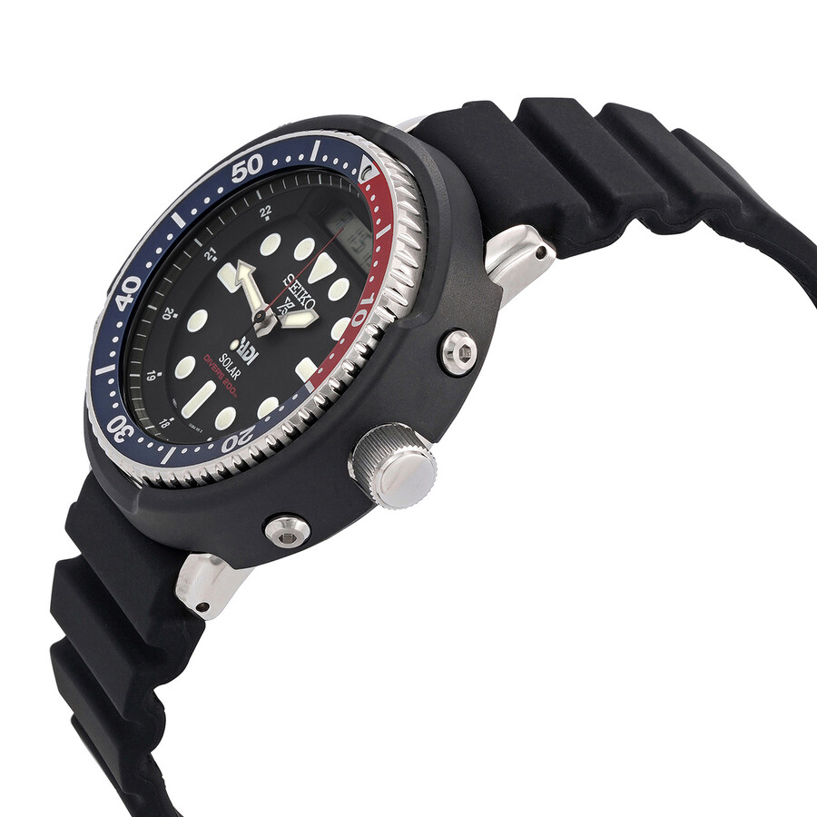 Seiko Prospex Analog-Digital Black Dial Men's Watch SNJ027P1 ...