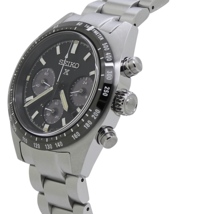 Seiko Prospex Chronograph Quartz Black Dial Men's Watch SSC819 ...