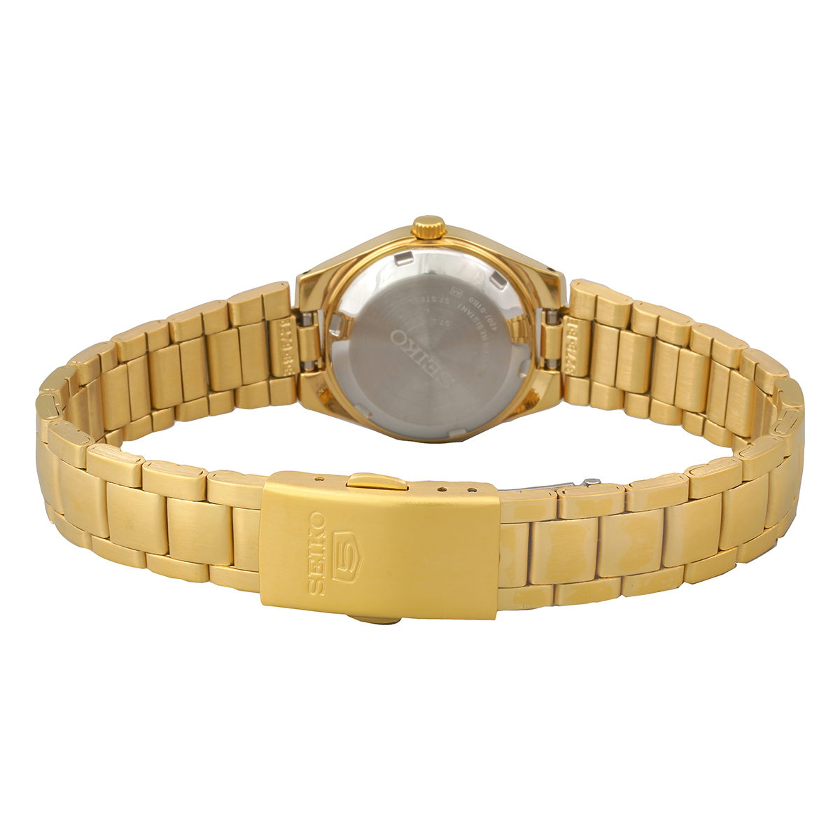 Seiko Series 5 Automatic Gold Dial Ladies Watch SYMC18K1 4954628013798 ...