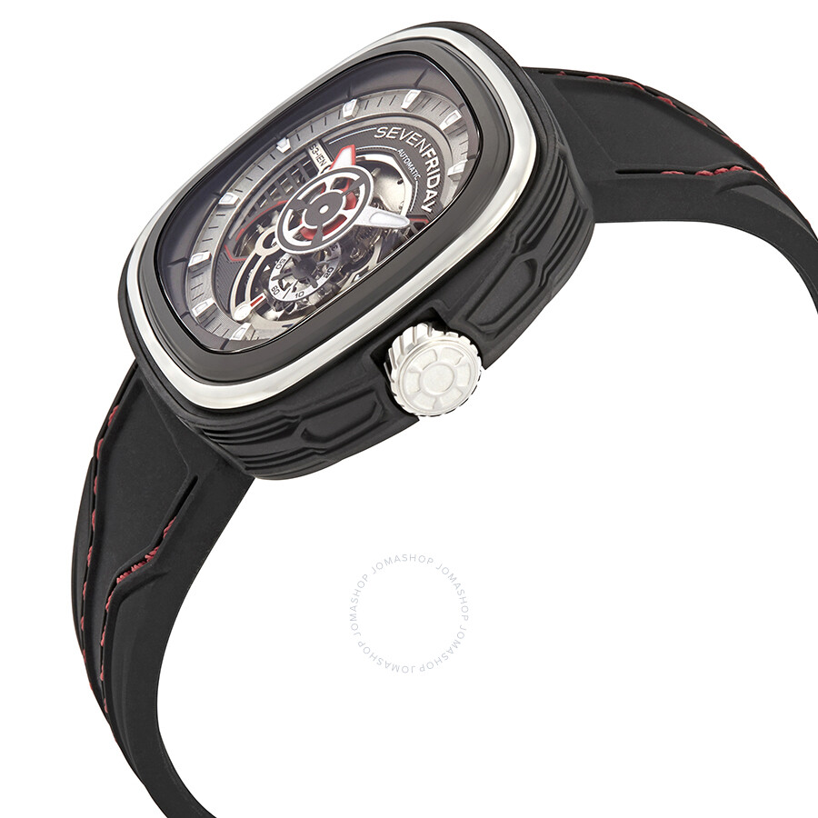Sevenfriday S-series Automatic Black Dial Men's Watch S3/01 S3/01 ...