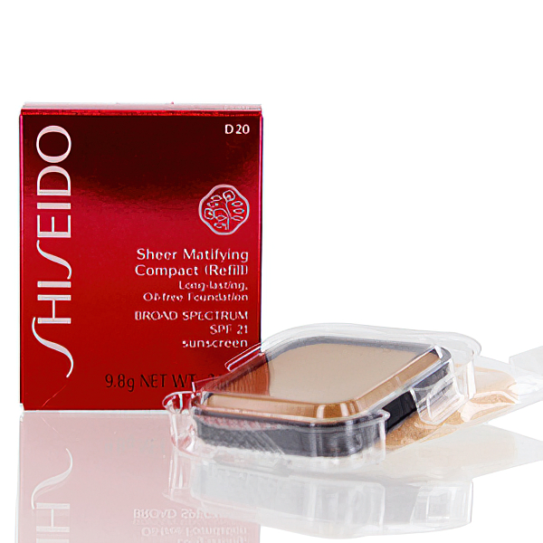 Shiseido / Sheer Matifying SPF 22 Oil Free Foundation Refill (d20).34 ...