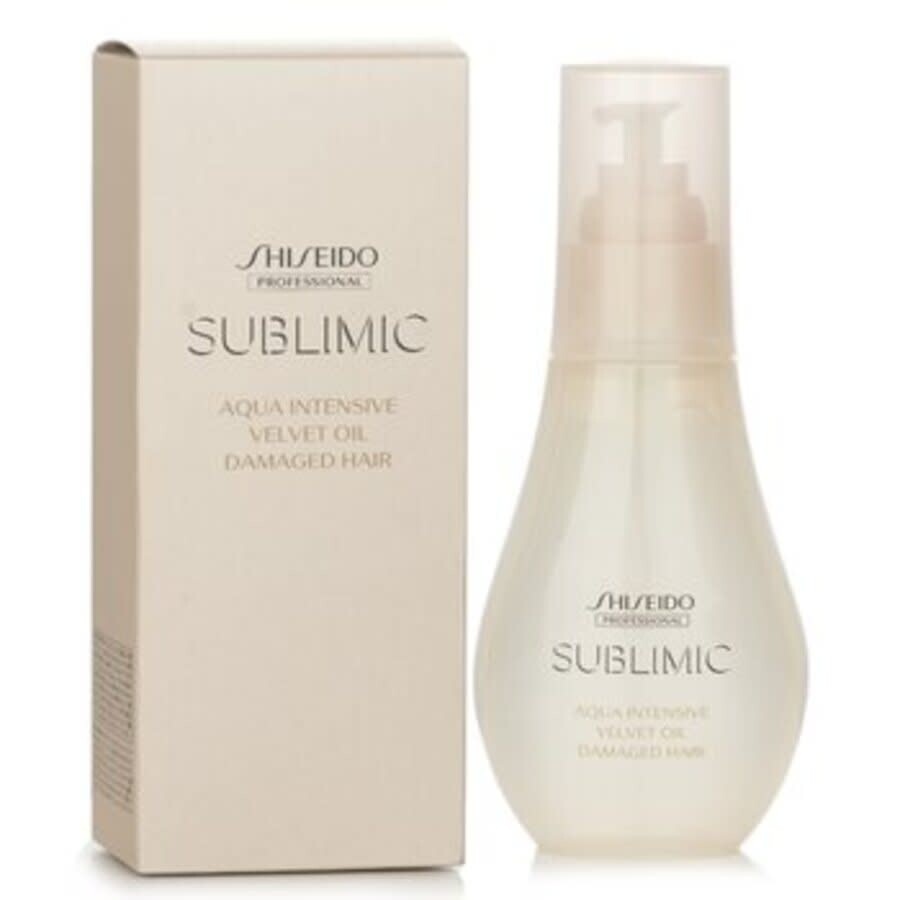 Shiseido Sublimic Aqua Intensive Velvet Oil 3.4 oz Hair Care 4901872933266 - Jomashop