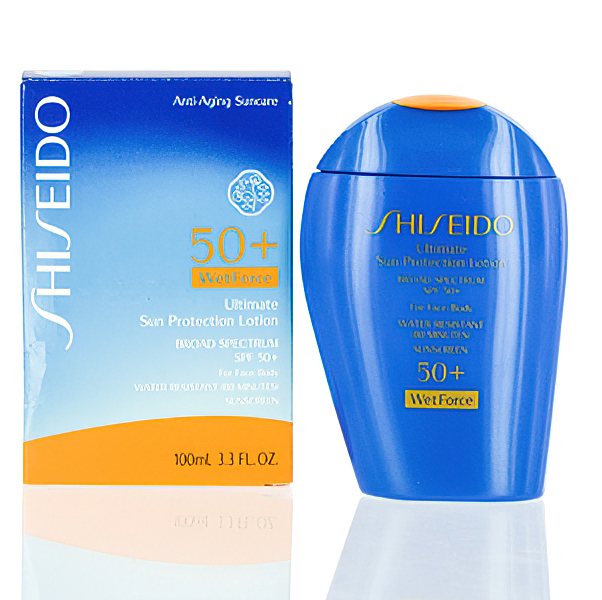 Shiseido / Ultimate SPF 50 Sun Protection Lotion Wet Force 3.3 oz ...