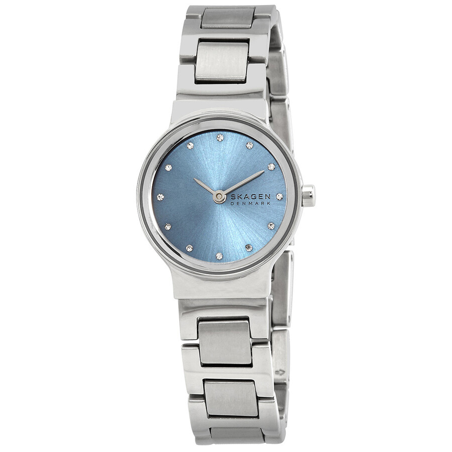 Skagen Freja Lille Quartz Crystal Blue Dial Ladies Watch SKW3069 ...