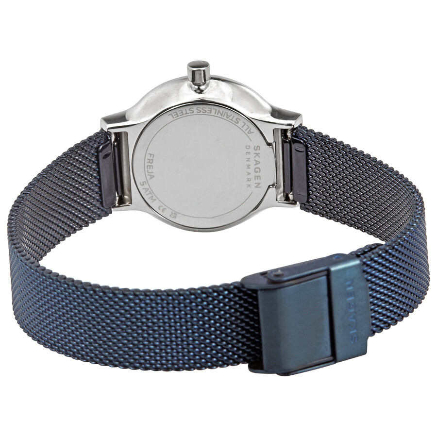 Skagen Freja Lille Quartz Ocean Blue Dial Ladies SKW3008 768680299946 ...