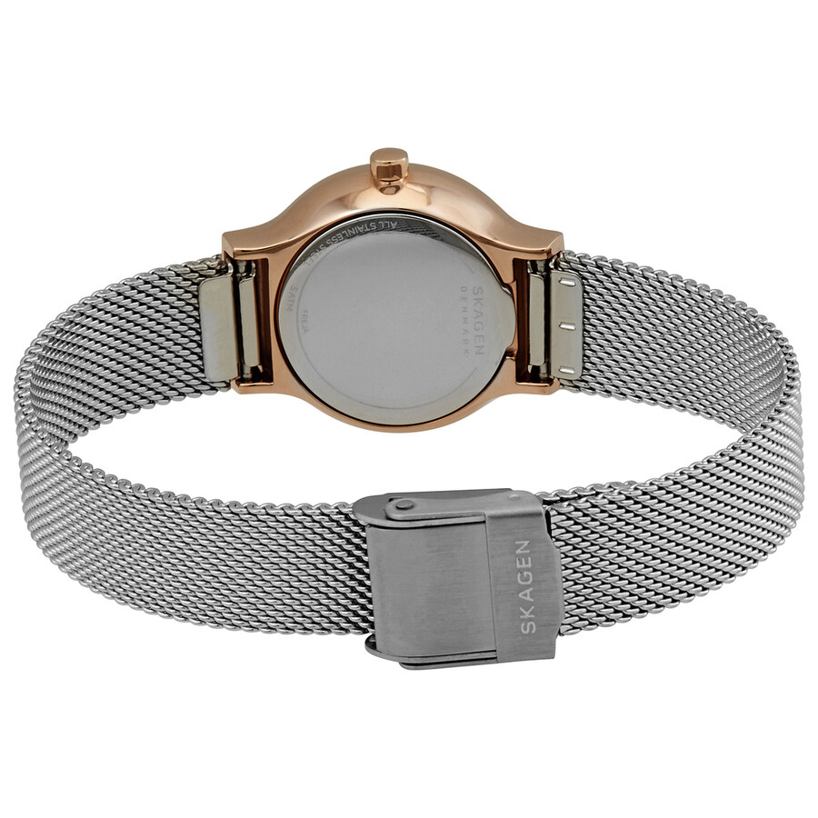 Skagen Freja Quartz Crystal Silver Dial Ladies Watch SKW2716 ...