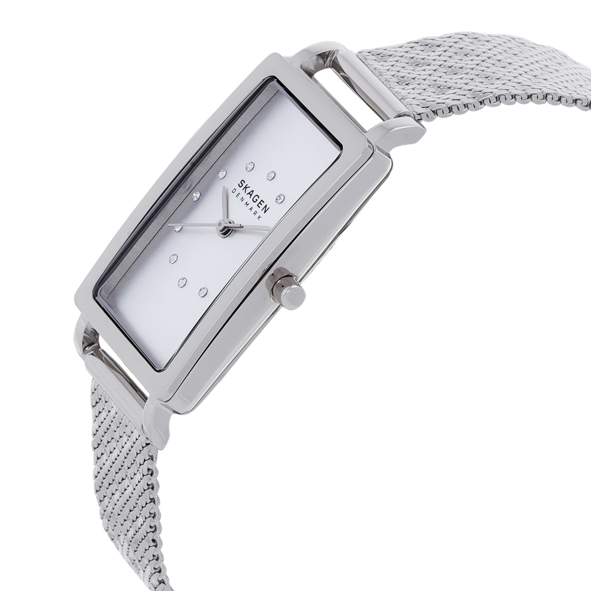 Skagen Hagen Quartz Crystal Silver Dial Ladies Watch SKW3115 ...