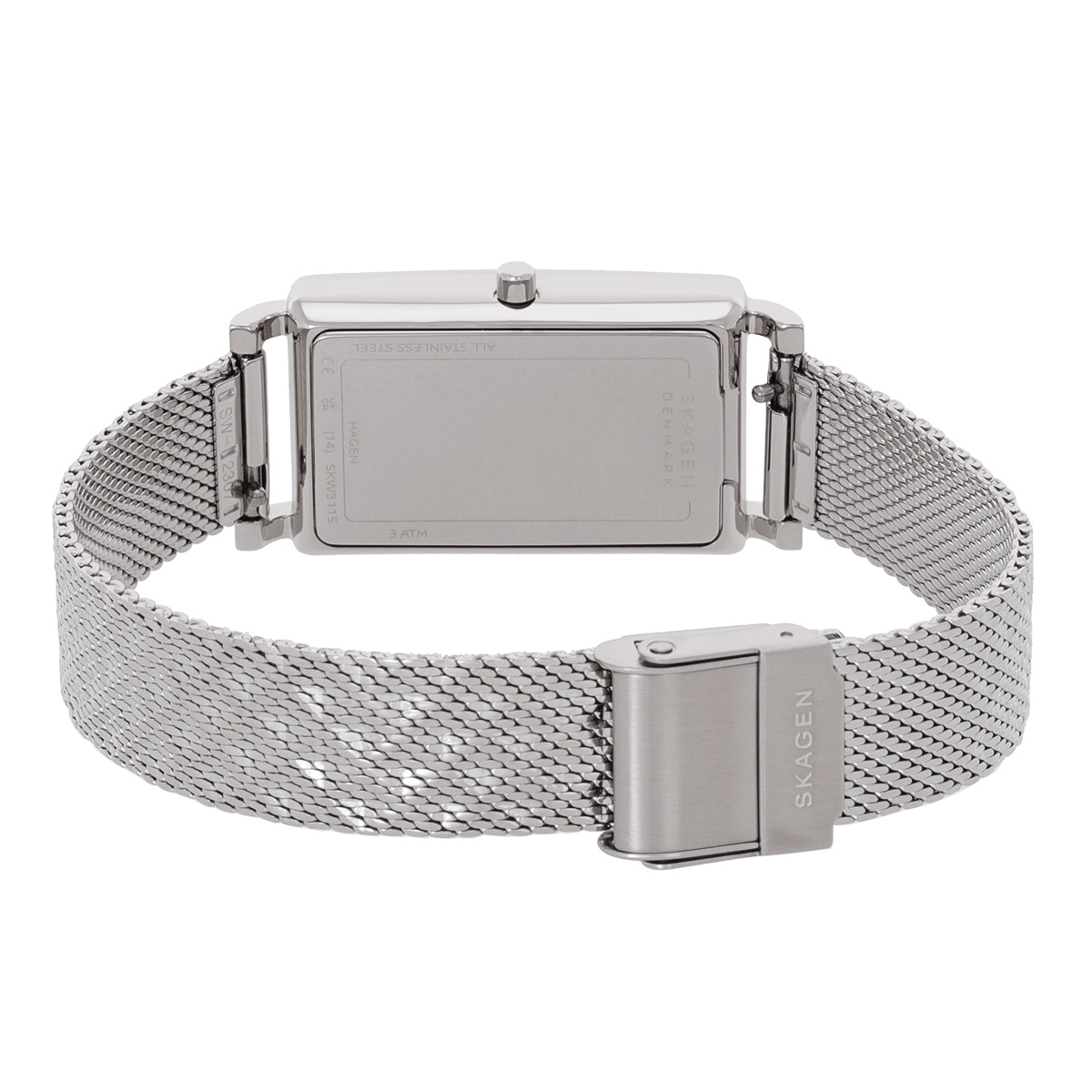 Skagen Hagen Quartz Crystal Silver Dial Ladies Watch SKW3115 ...