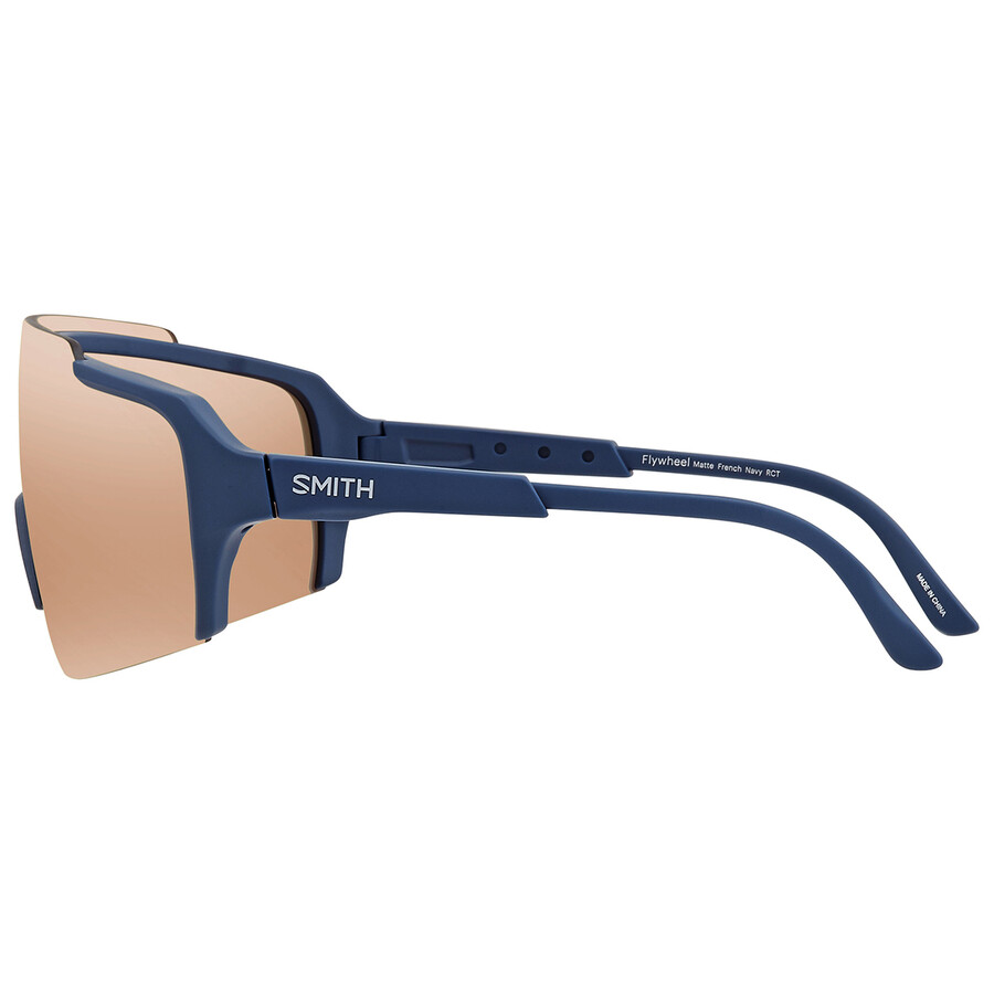 Smith Flywheel ChromaPop Rose Gold Mirror Shield Men's Sunglasses ...