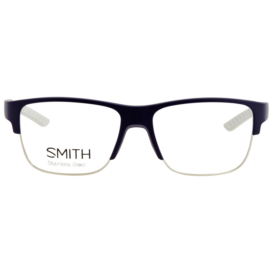 Smith Optics Men's Blue Rectangular Eyeglass Frames Outsider 180 04NZ ...
