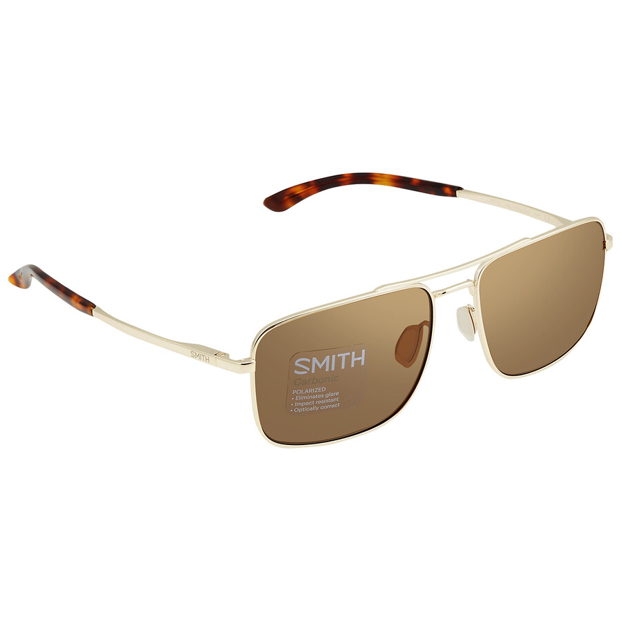Smith Outcome Polarized Brown Navigator Unisex Sunglasses 204061 J5G/SP 59 716736395746 ...