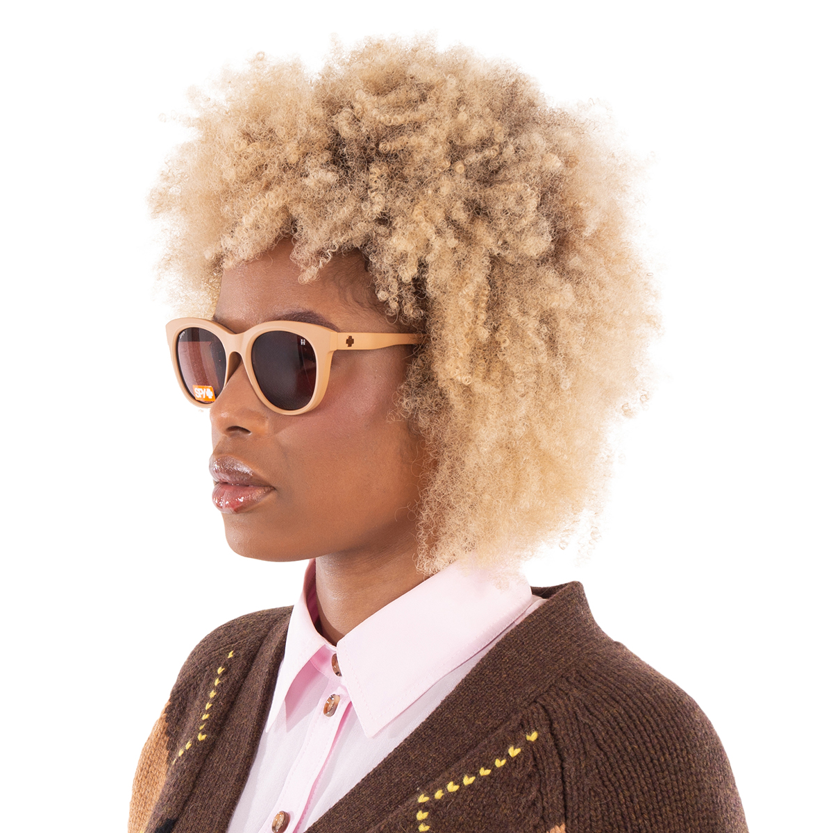 Spy BOUNDLESS Happy Brown Cat Eye Ladies Sunglasses 6700000000246 ...