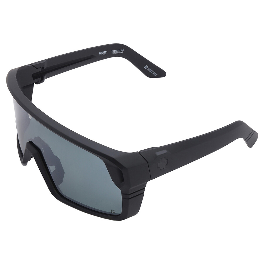 Spy MONOLITH Happy Gray Green Polar with Black Spectra Mirror Shield ...