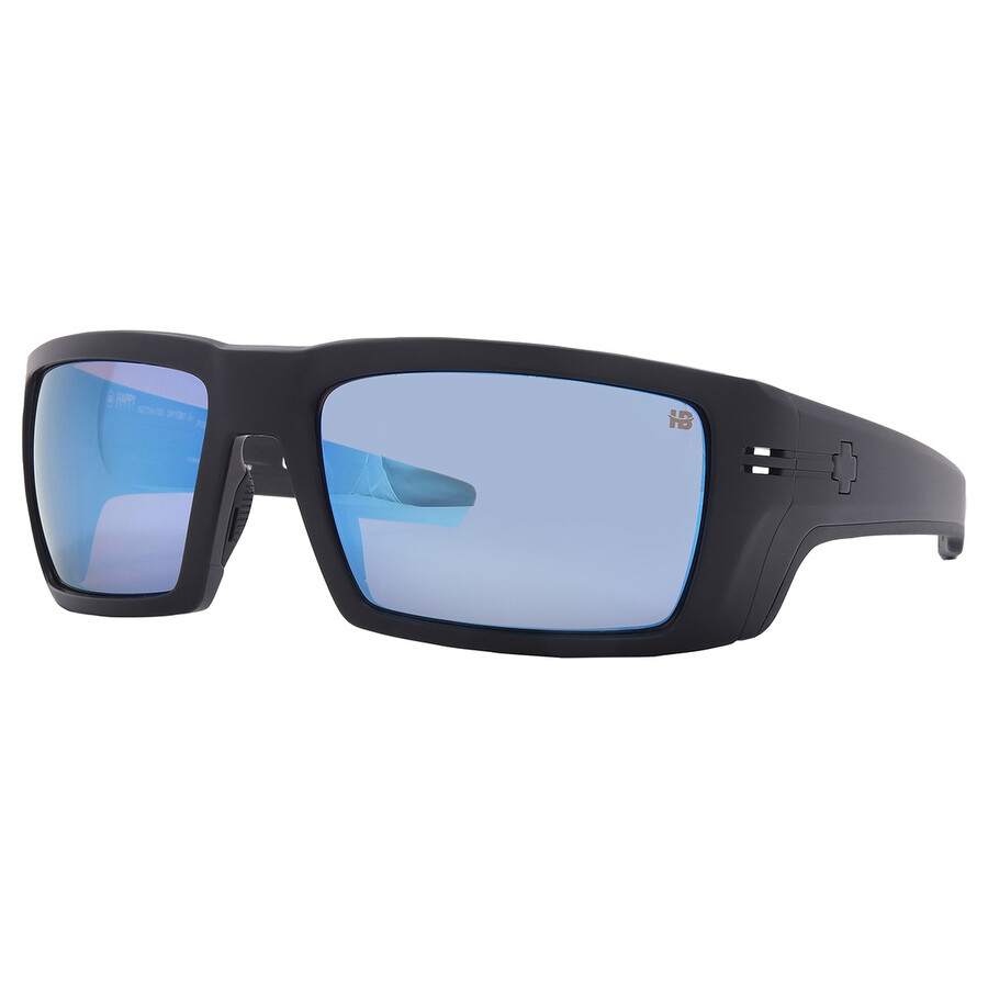 Spy REBAR ANSI Happy Boost Bronze Polarized Ice Blue Spectra Mirror ...