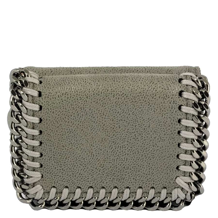 Stella Mccartney Light Grey Ladies Falabella Small Flap Wallet 521371 ...
