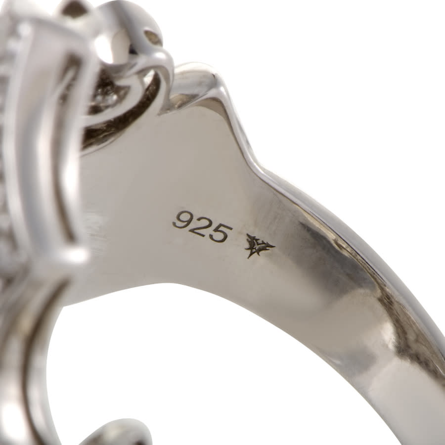 Stephen Webster Superstud Silver Diamond Cat s Eye and Quartz Ring ...