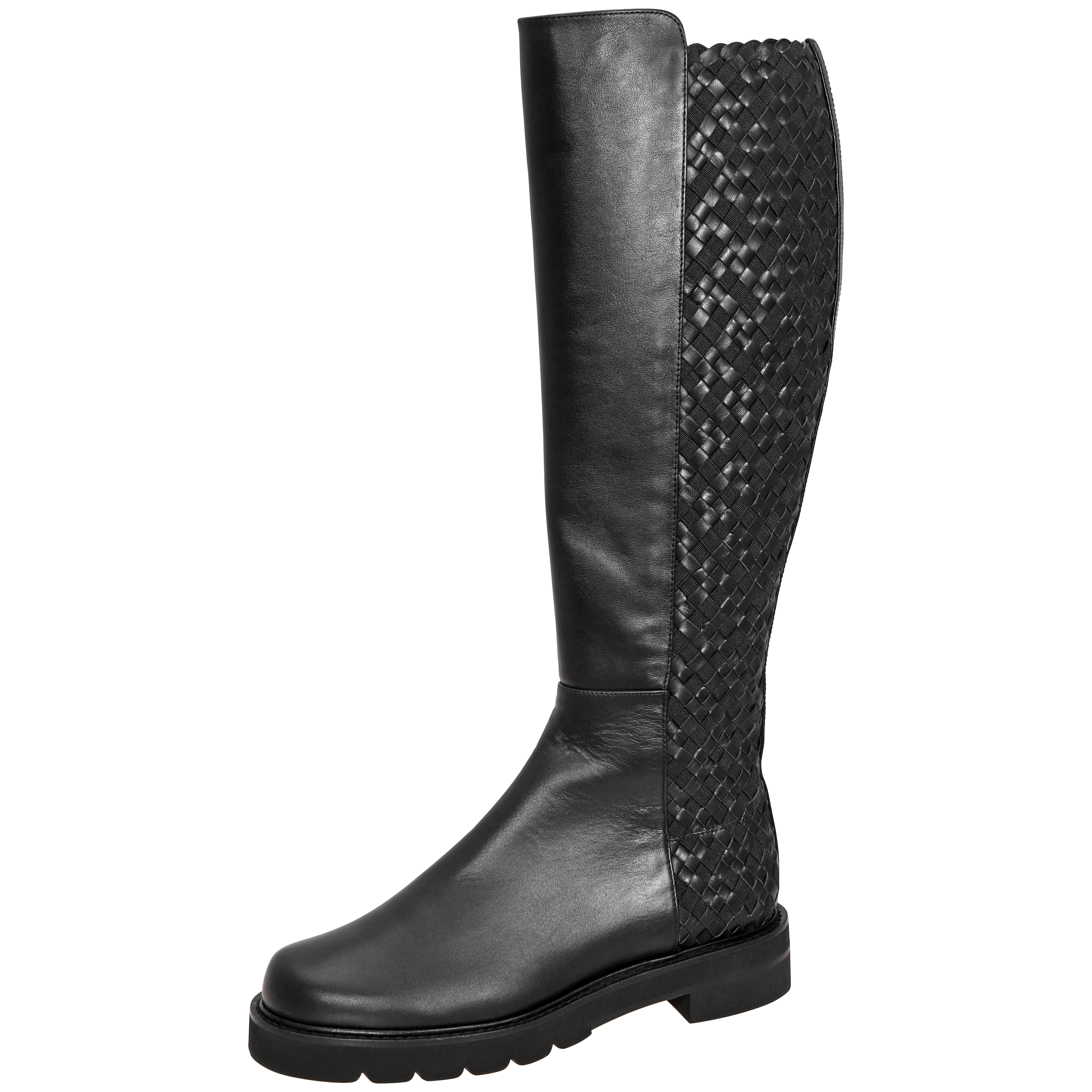 Stuart Weitzman Ladies Black Wicka Lift Boots, Brand Size 37 ( US Size ...