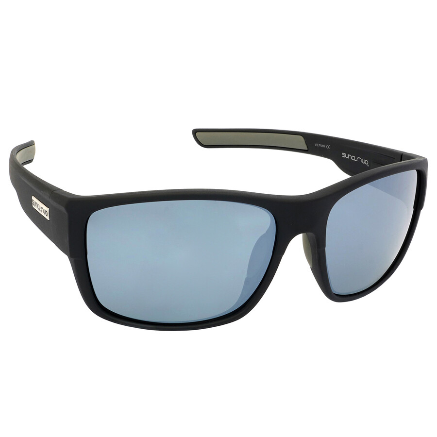 Suncloud Range Polarized Silver Mirror Wrap Unisex Sunglasses S-RNP PSVMMB 60 715757583231 ...