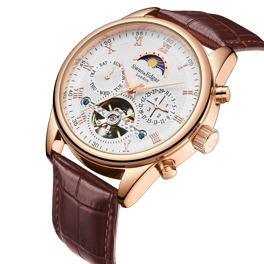 Swan & Edgar Complexity White Dial Men's Watch SE0023 795853250060 ...