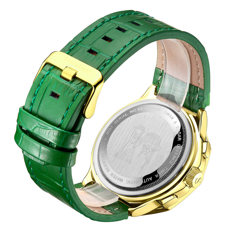 Swan & Edgar Defence Timer Automatic Green Dial Men's Watch SE1492 ...
