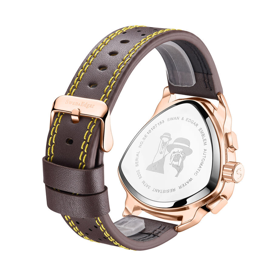 Swan & Edgar Emblem Automatic Brown Dial Men's Watch SE1920 ...