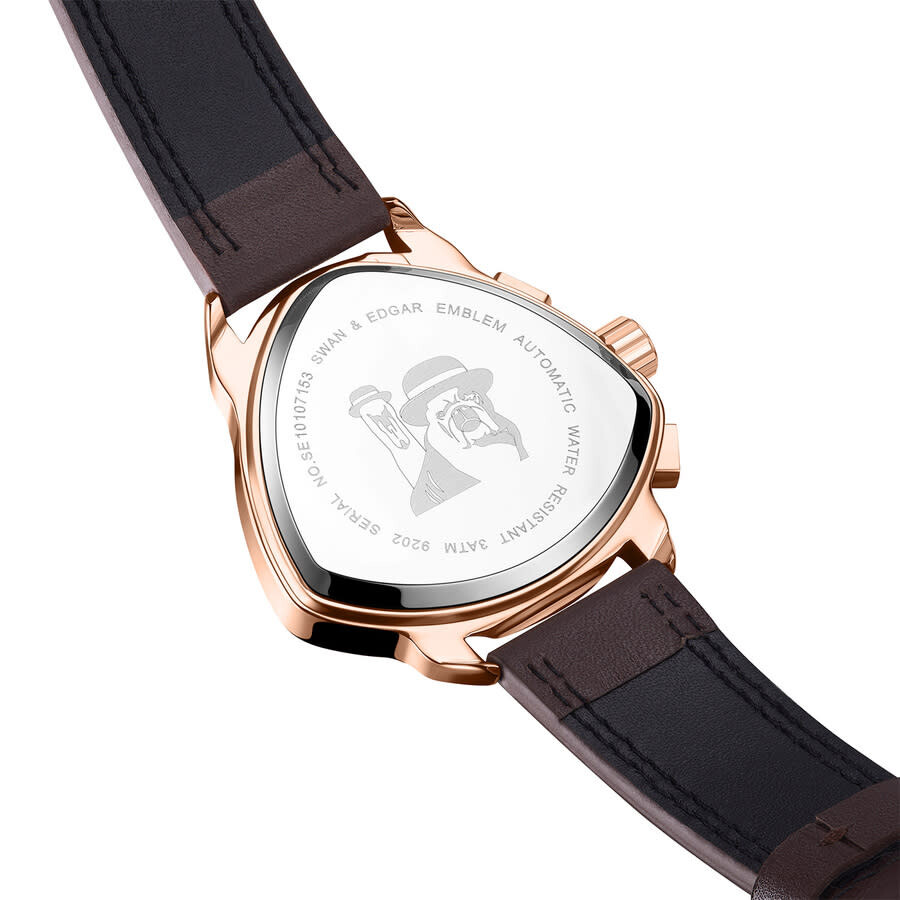 Swan & Edgar Emblem Automatic Brown Dial Men's Watch SE1920 ...