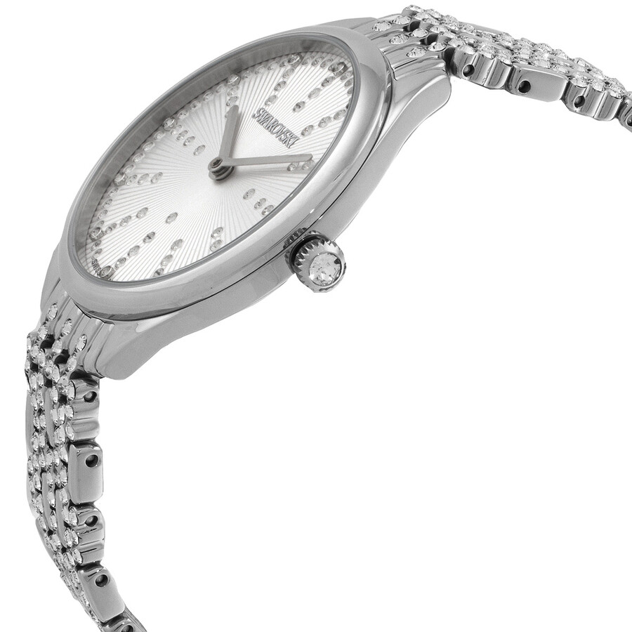 Swarovski Attract Quartz Crystal Silver Dial Ladies Watch 5610490 ...