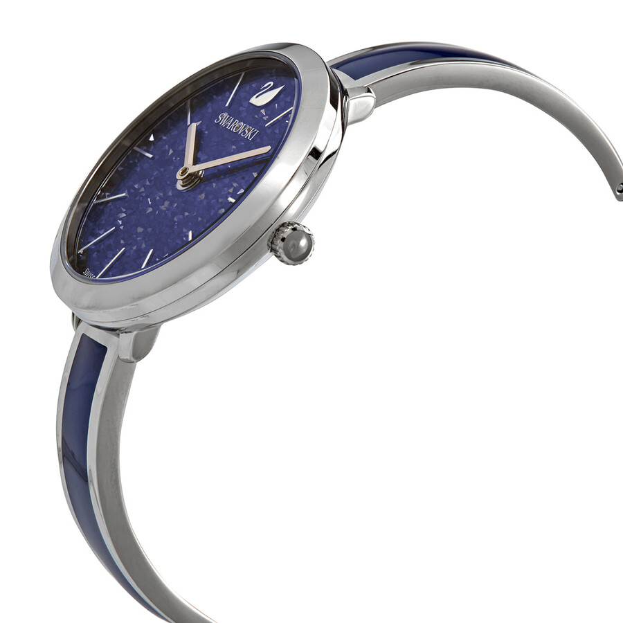 Swarovski Crystalline Delight Quartz Blue Dial Ladies Watch 5580533 ...