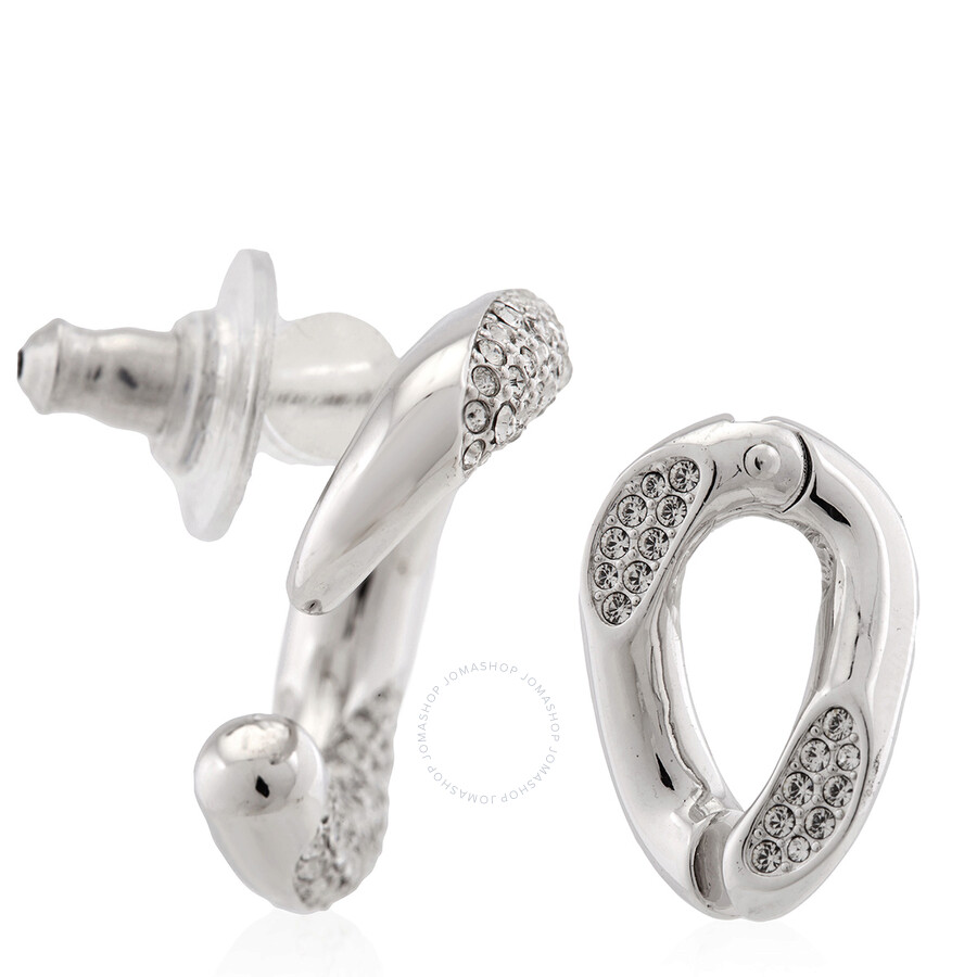 Swarovski Dextera Ear Cuff, White, Rhodium Plated 5618303 9009656183038 ...