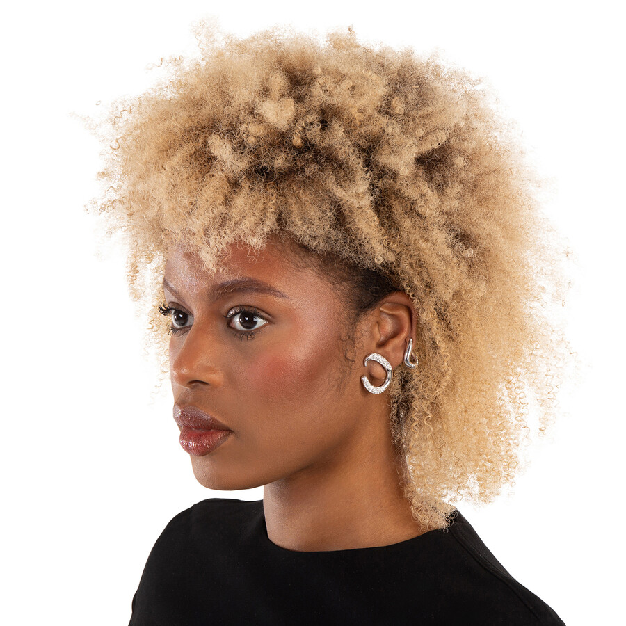 Swarovski Dextera Ear Cuff, White, Rhodium Plated 5618303 9009656183038 ...