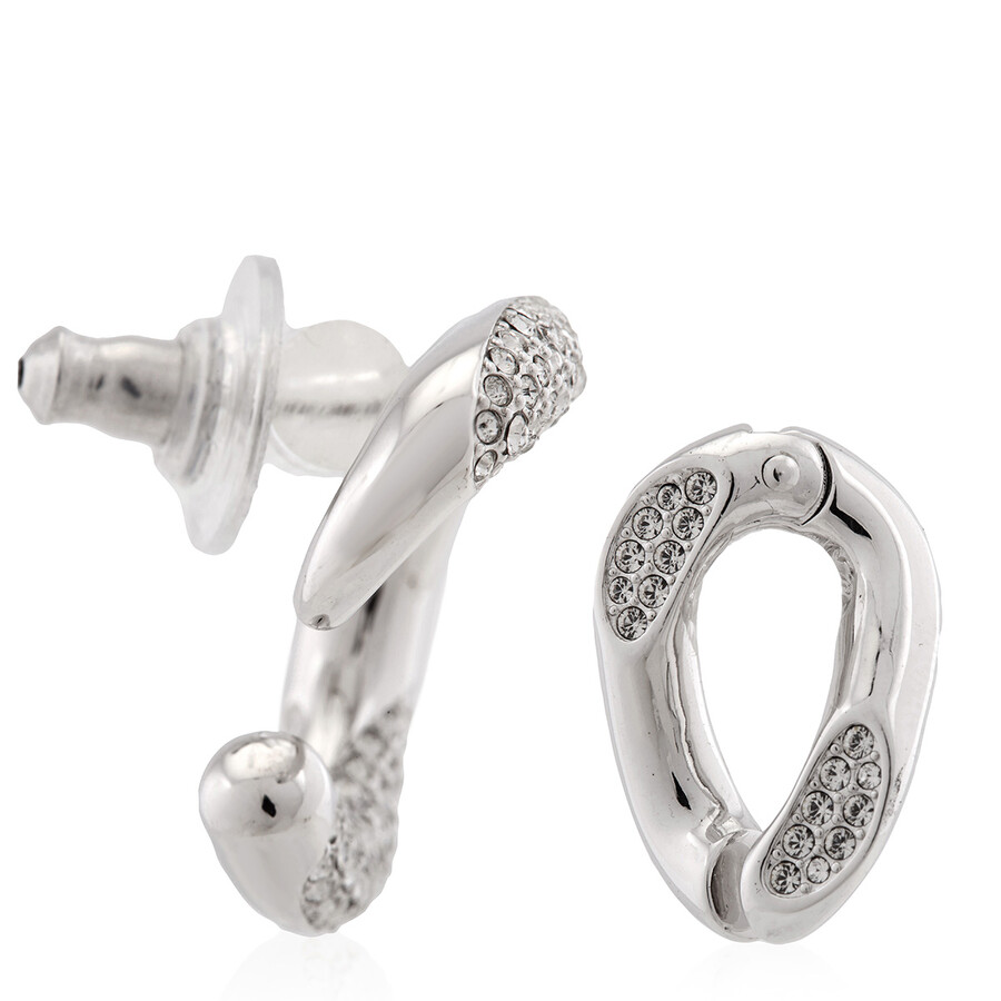 Swarovski Dextera Ear Cuff, White, Rhodium Plated 5618303 9009656183038 ...