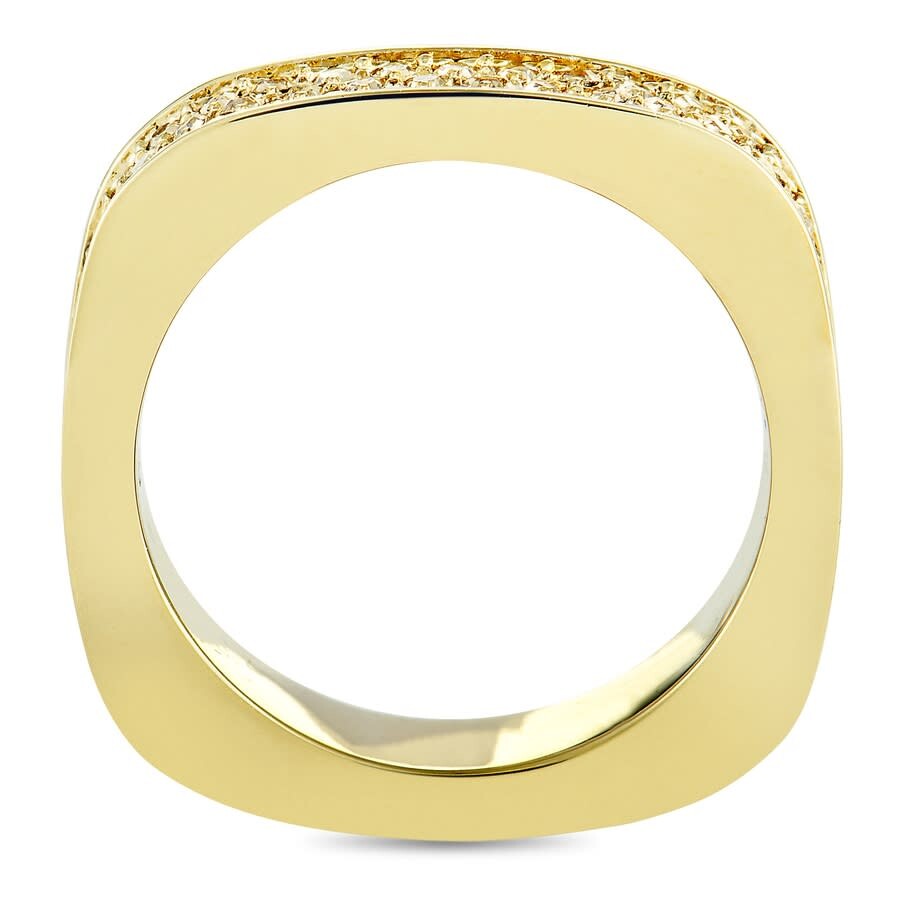 Swarovski Gold-tone Plated Vio Crystal Ring, Size 55 5112139 ...