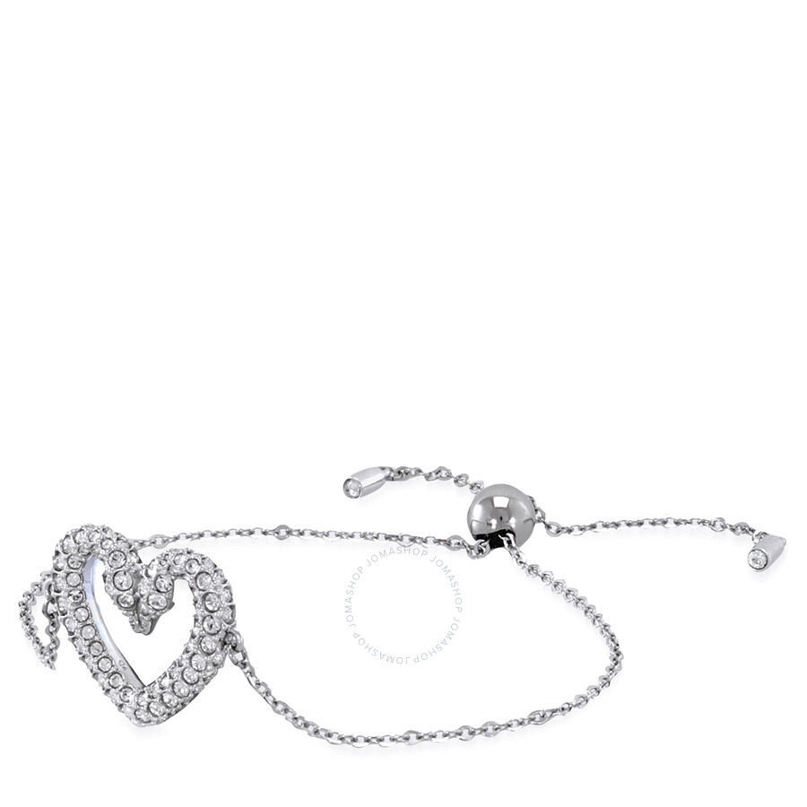 Swarovski Ladies Una Heart White Bracelet 5625534 9009656255346 ...