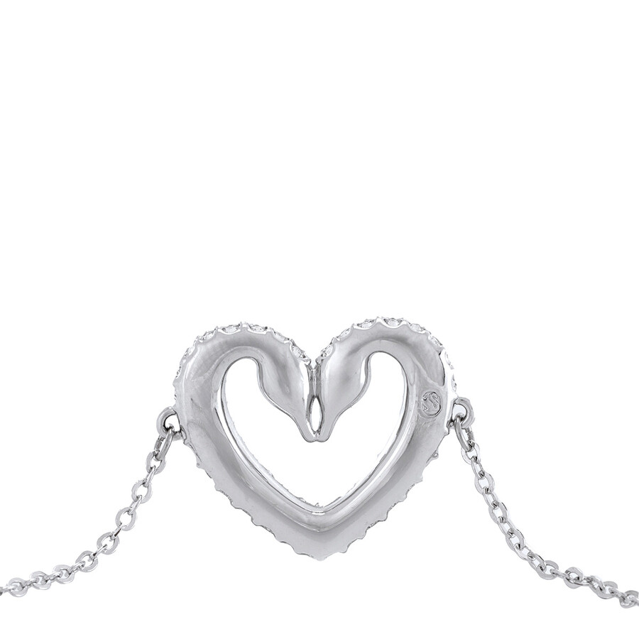 Swarovski Ladies Una Heart White Bracelet 5625534 9009656255346 ...