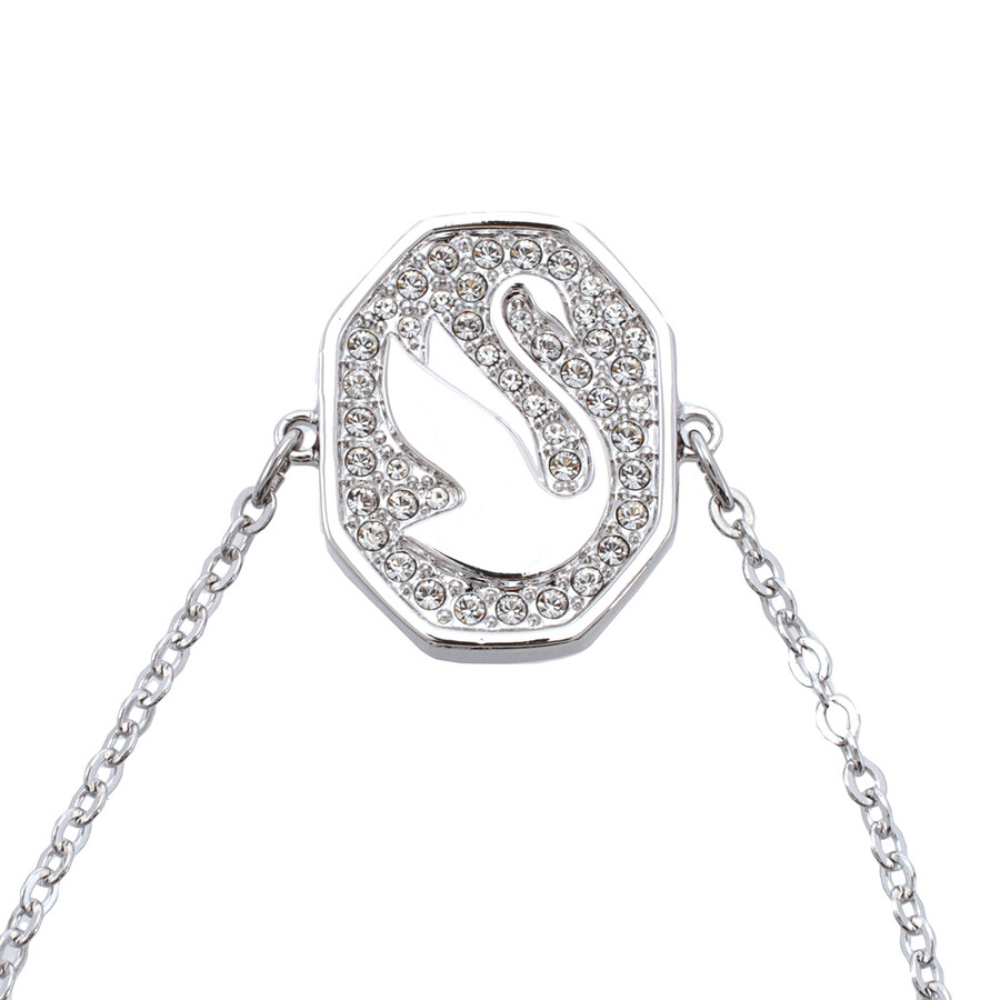 Swarovski Ladies White Signum Swan Bracelet 5621099 9009656210994 ...