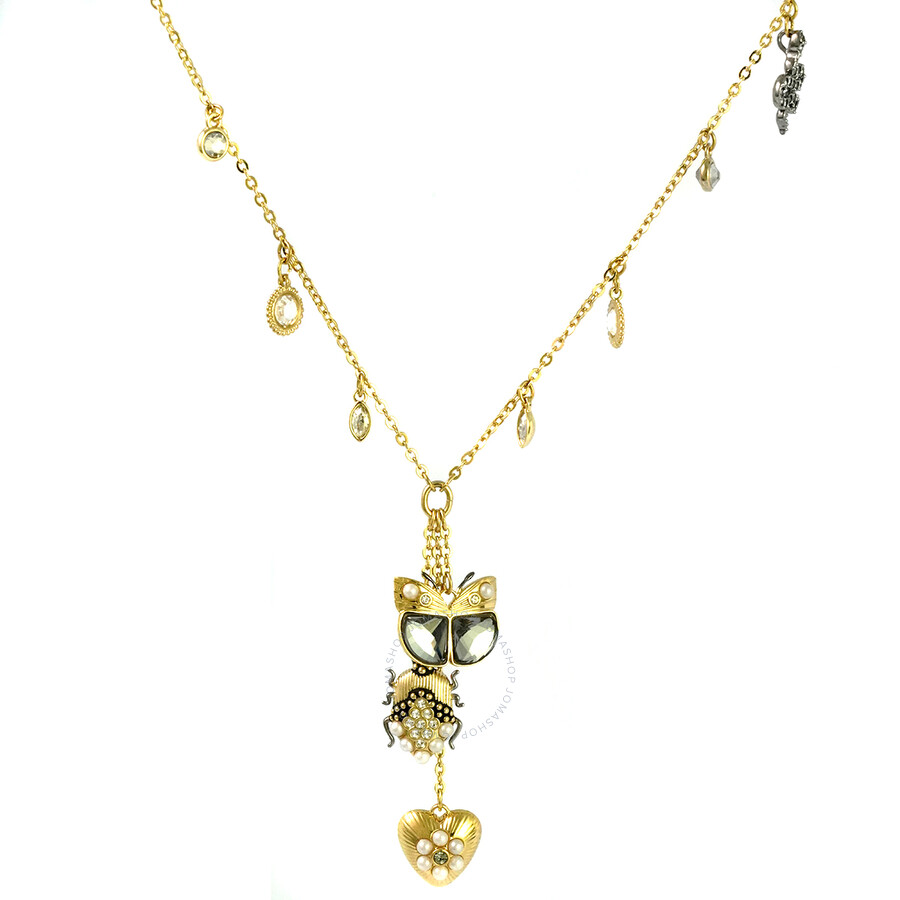 Swarovski Mixed Plating Multi-colored Swarovski Magnetic Necklace ...