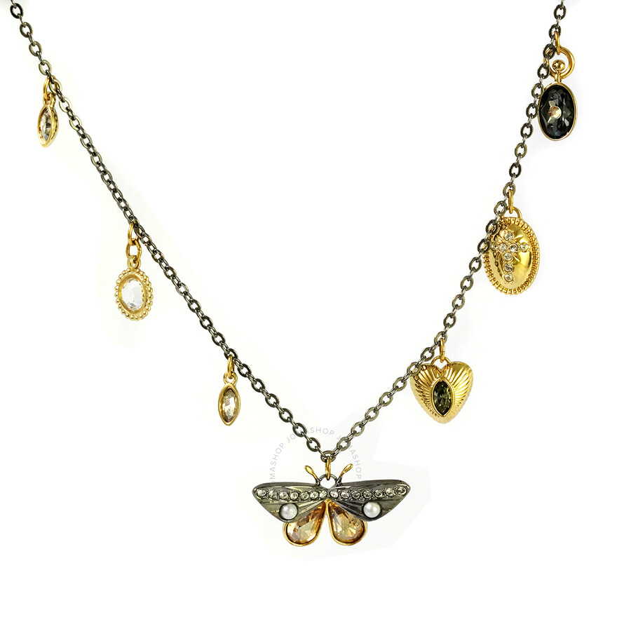 Swarovski Mixed Plating Multi-colored Swarovski Magnetic Necklace ...