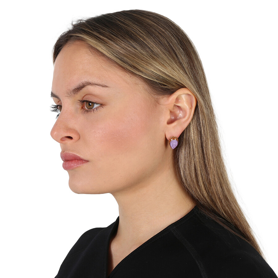 Swarovski Orbita Stud Earring Single, Multicolored, Gold-tone Plated ...