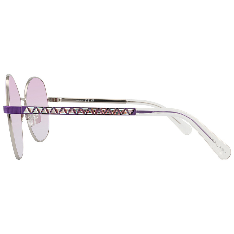 Swarovski Violet Gradient Mirror Butterfly Ladies Sunglasses SK0368 83Z ...